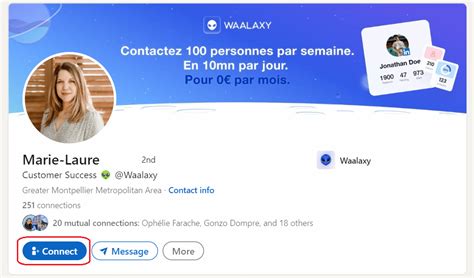 How To Send A Connection Request On Linkedin With Waalaxy How To Send A Connection Request On Linkedin With Waalaxy