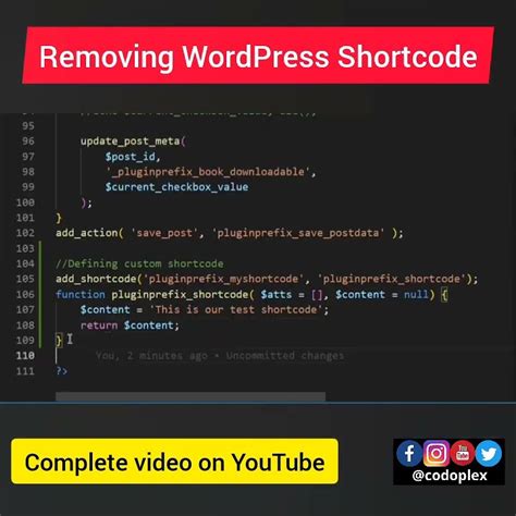 How To Remove A Wordpress Shortcode Youtube