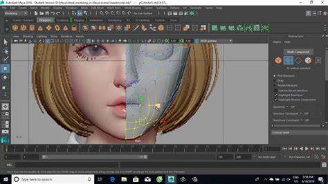 maya face modeling cyclekda