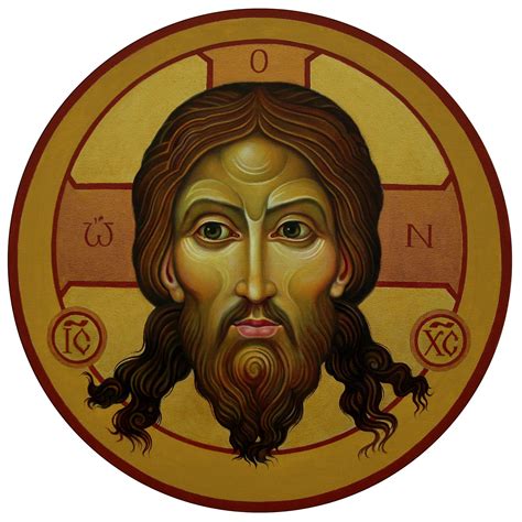 თეიმურაზ ხარაბაძე მაცხოვრის ხელთუქმნელი ხატი ტილო ზეთი 50სმ X 50სმ R 25 2014 წ Teimuraz