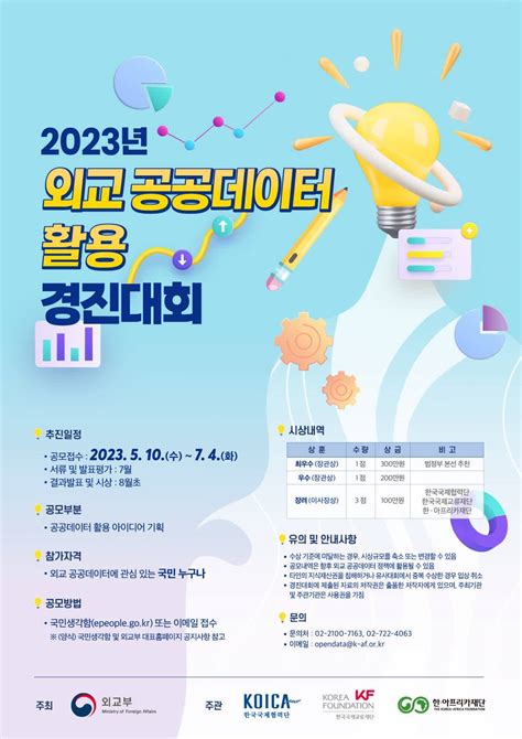 2023년 외교 공공데이터 활용 경진대회 공모전 대외활동 링커리어
