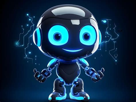 Premium Photo Theconversationrobottalkinginabluespeechbubble