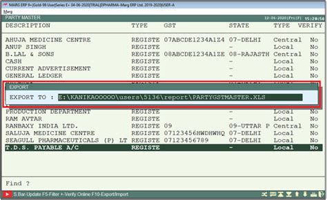 How To Update Party GST No State Code In Marg Software