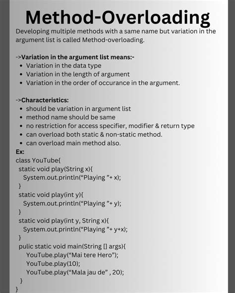 Method Overloading For Multiple Methods Rahul Kumar Rana Posted On