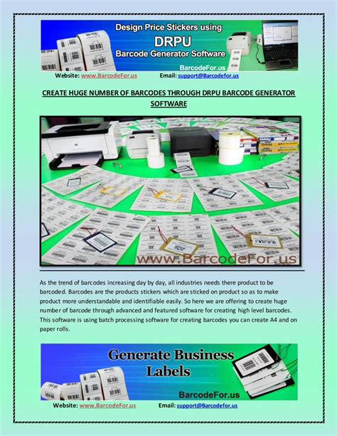 Pdf Create Huge Number Of Barcodes Through Drpu Barcode Generator