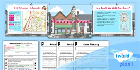 Planning A Map Route Lesson Plan Year Geography