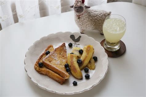 바나나프렌치토스트 달콤함과 부드러운 토스트