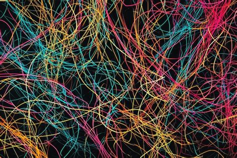 Premium Photo Numerous Parallel Vertical Lines Floating In Midair Creating An Intriguing