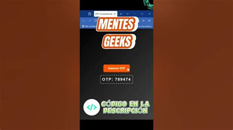 Cómo Crear Un Generador De Contraseñas De Un Solo Uso Html Css Y Javascript