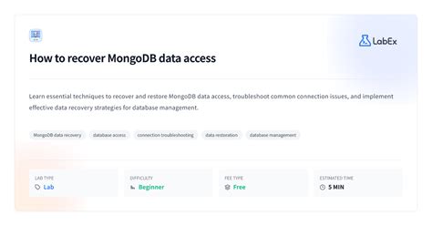 How To Recover Mongodb Data Access Labex