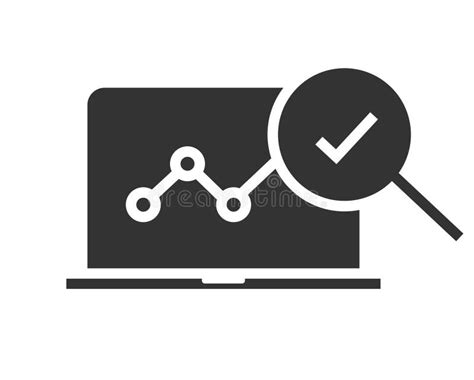 Audit Data Analysis Icon Financial Graph Stock Illustrations 5113