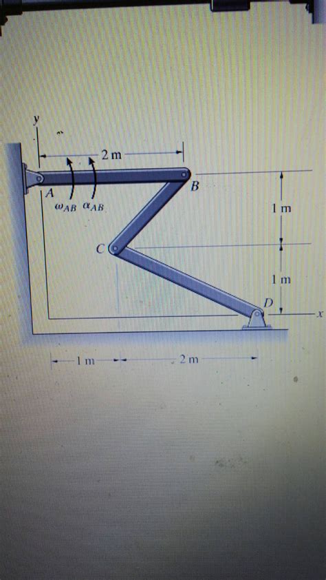Solved The Angular Velocity And Angular Acceleration Of Bar