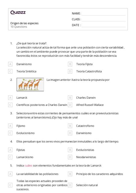 50 Seres Vivos Y No Vivos Hojas De Trabajo En Quizizz Gratis E