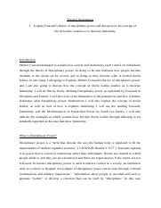 Tutorial Assignment SOC 310 Chiedza Masiya Docx Tutorial Assignment 1