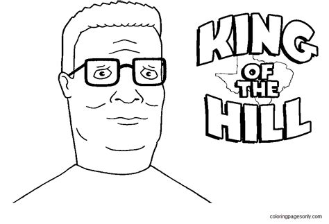 15 King Of The Hill Coloring Pages Free Printable Pdf