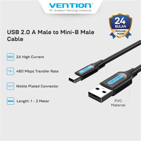 Jual Vention Kabel Data USB A To Type B For Hardisk COM Shopee Indonesia