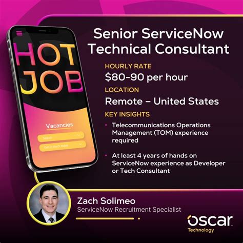 New Contract Opportunity For A Senior Servicenow Technical