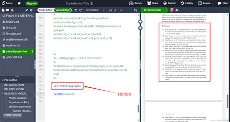 使用overleaf按照lncs模板怎么写参考文献引用overleaf引用参考文献 Csdn博客