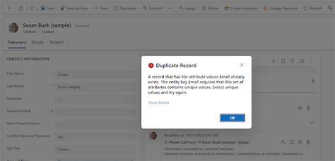 Dynamics 365 Tech Blogs Prevent Duplicate With Alternate Keys In