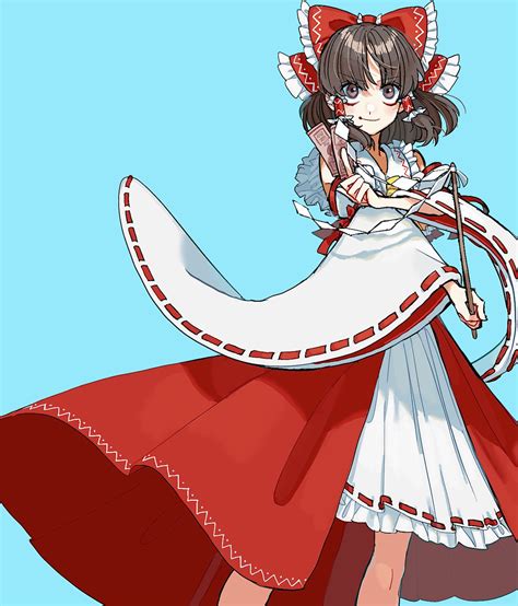 Hakurei Reimu Touhou Drawn By Yoshiokasuke Danbooru