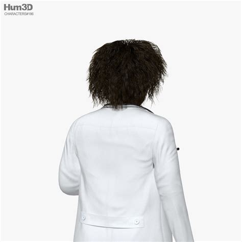 아프리카계 미국인 여성 의사 3d 모델 다운로드 Medical Equipment On