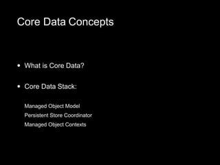Core Data Ios10changes PPT