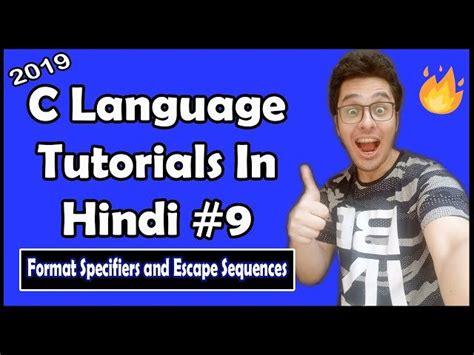 Free Video C Format Specifiers And Escape Sequences Tutorial 9 From Codewithharry Class Central