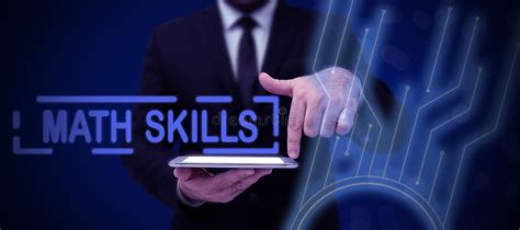 Text Sign Showing Math Skills Business Approach Starting To Learn How To Count Numbers Add