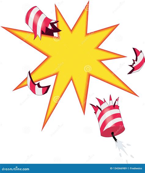 Firecracker Vector Illustration Stock Vector Illustration Of Fireworks States 134366989