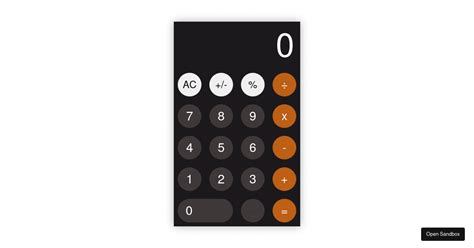 Vue Calculator Codesandbox