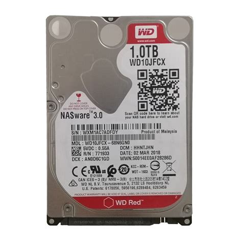 Western Digital 1TB WD10JFCX NAS 5400RPM 16MB SATA 2.5" Laptop HDD Hard ...