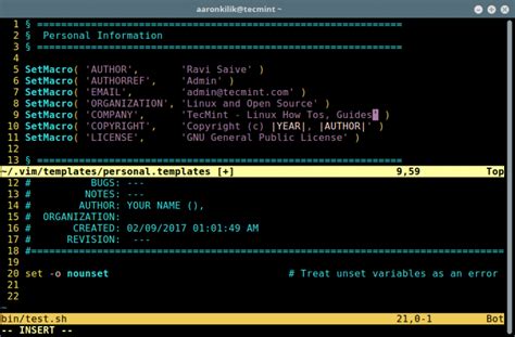 How To Make Vim Editor As Bash Ide In Linux