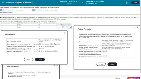 Solved E Homework Chapter 11 Homework Question 4 E11 30a