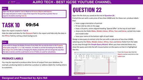Igcse Ict 04170983 Databases Ajiro Tech Ppt