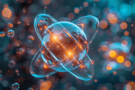 The Nucleus Of An Atom Stock Illustration Illustration Of Research 380431897