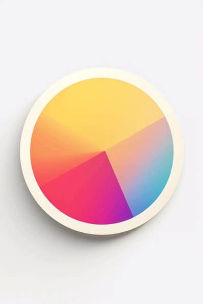 Download Colorful Pie Chart For Color Representation Mockups Online Creative Fabrica