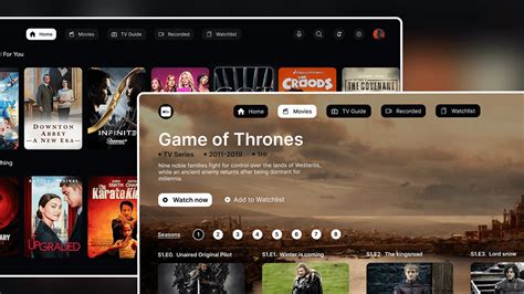 Ott Platform Interface Behance