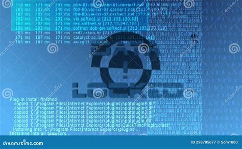 Blue Matrix Background Cyber Security Futuristic Technology Stock Video Video Of Technology