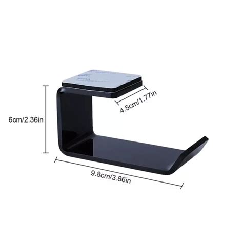 Anma Suporte Para Fone De Ouvido Headset Em Acr Lico Auto Adesivo Anma