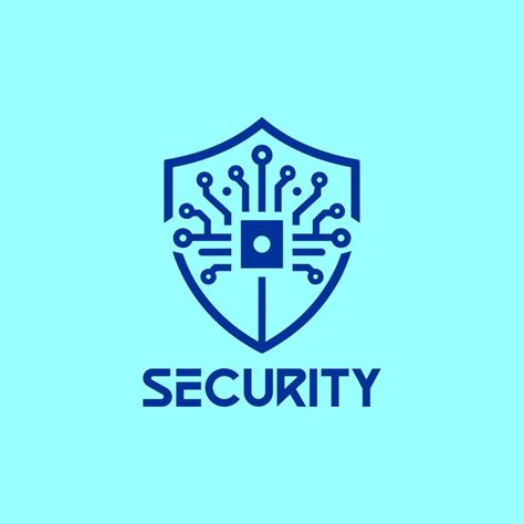 A Cutting Edge Logo Featuring A Circuit Chip Shield Symbolizing Top Notch Security And