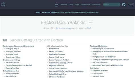 Electron API Developer Docs APIs SDKs And Auth API Tracker