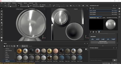 Brush And Material Not Appearing Rsubstance3d