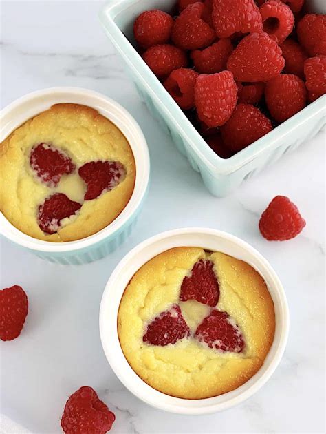 Baked Ricotta Raspberry Puddings Nutritious Deliciousness
