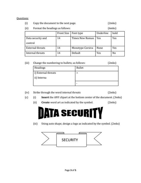 Form 2 Computer Studies Paper 2 End Of Term 3 Examination 2022 1363 Form 2 Computer Studies Paper 2 End Of Term 3 Examination 2022 1363