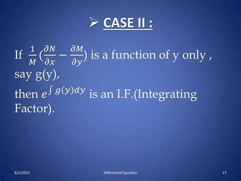 Exact And Non Differential Equation Pptx