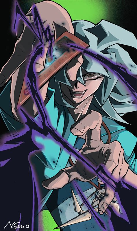 Yami Bakura And Dark Necrofear Yu Gi Oh And 1 More Drawn By Sannee