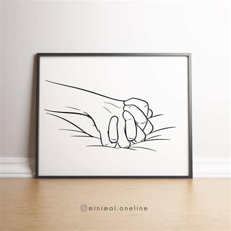 Minimal Erotic Art Svg Couple Hands Drawing Svg Sex Scene Line Art