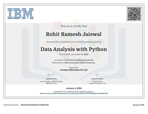 Python Ibm Certificationcomplete Rohit Jaiswal
