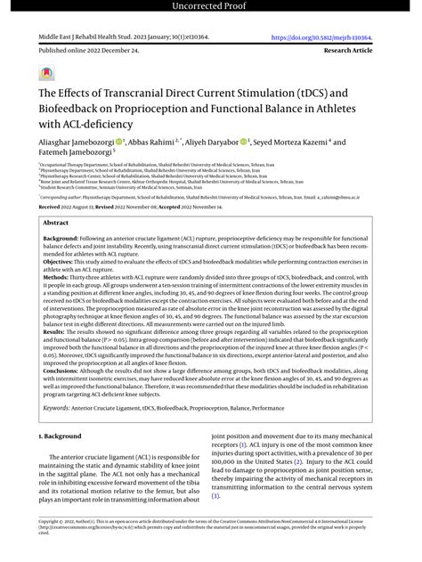 Pdf The Effects Of Transcranial Direct Current Stimulation Tdcs And Biofeedback On