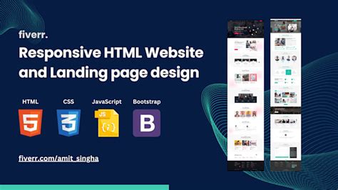 Design Redesign Responsive Website And Landing Page In Html Css